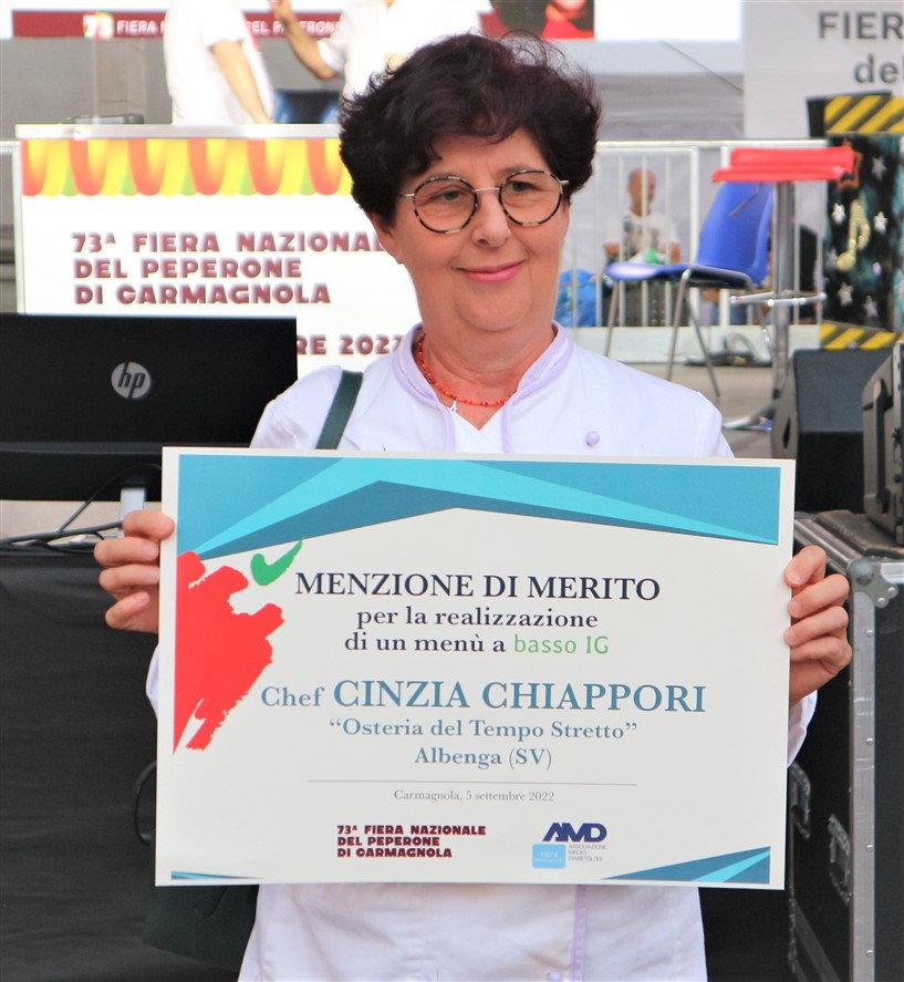 Fiera del Peperone di Carmagnola: premiata la chef di Albenga Cinzia ...